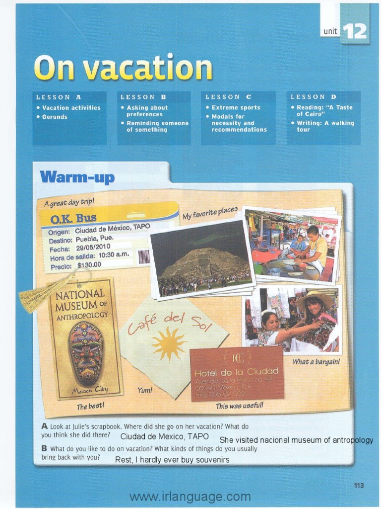 STUDENT BOOK UNIT 12 FC3 Felipe MM | PDF | Recreation | Individual Sports