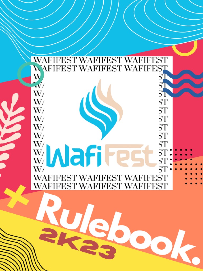 Rulebook Fotografi - WafiFest 2K23 | PDF