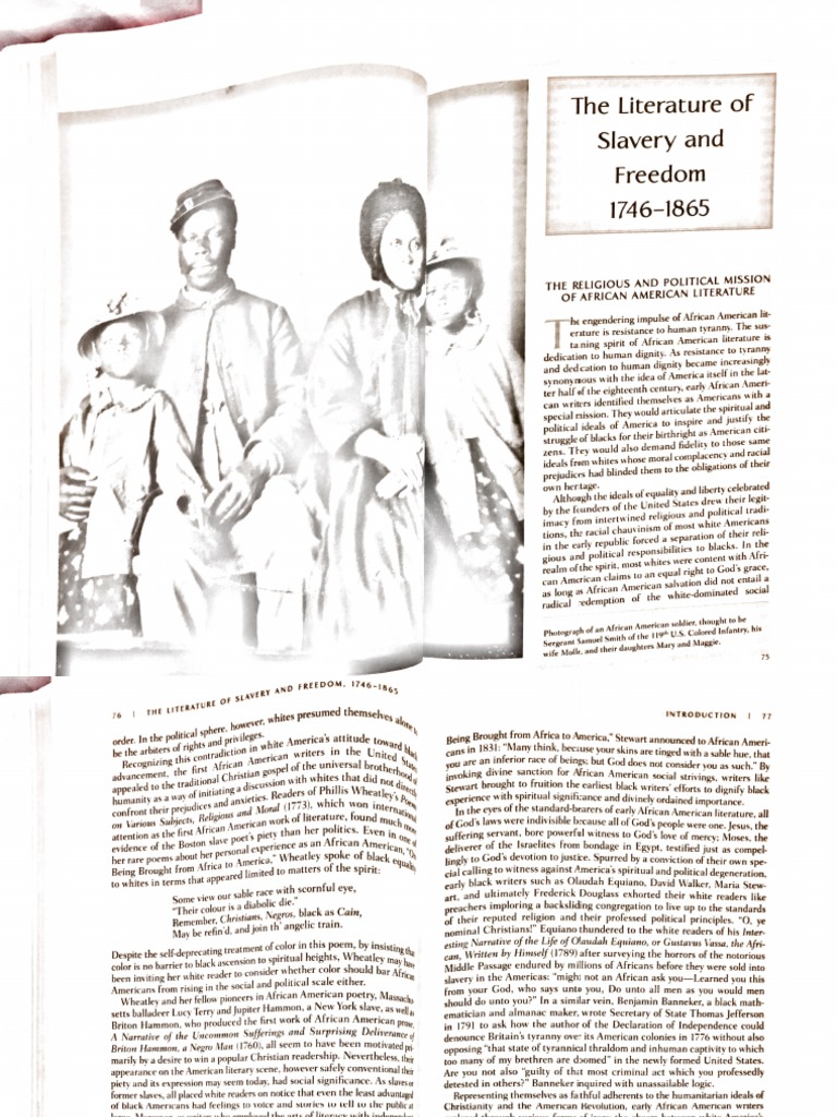 Literature of Slavery | PDF