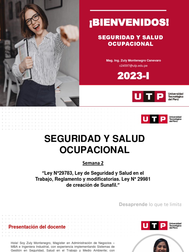 Material Clase 2. Seguridad y Salud Ocupacional | PDF | Derecho laboral