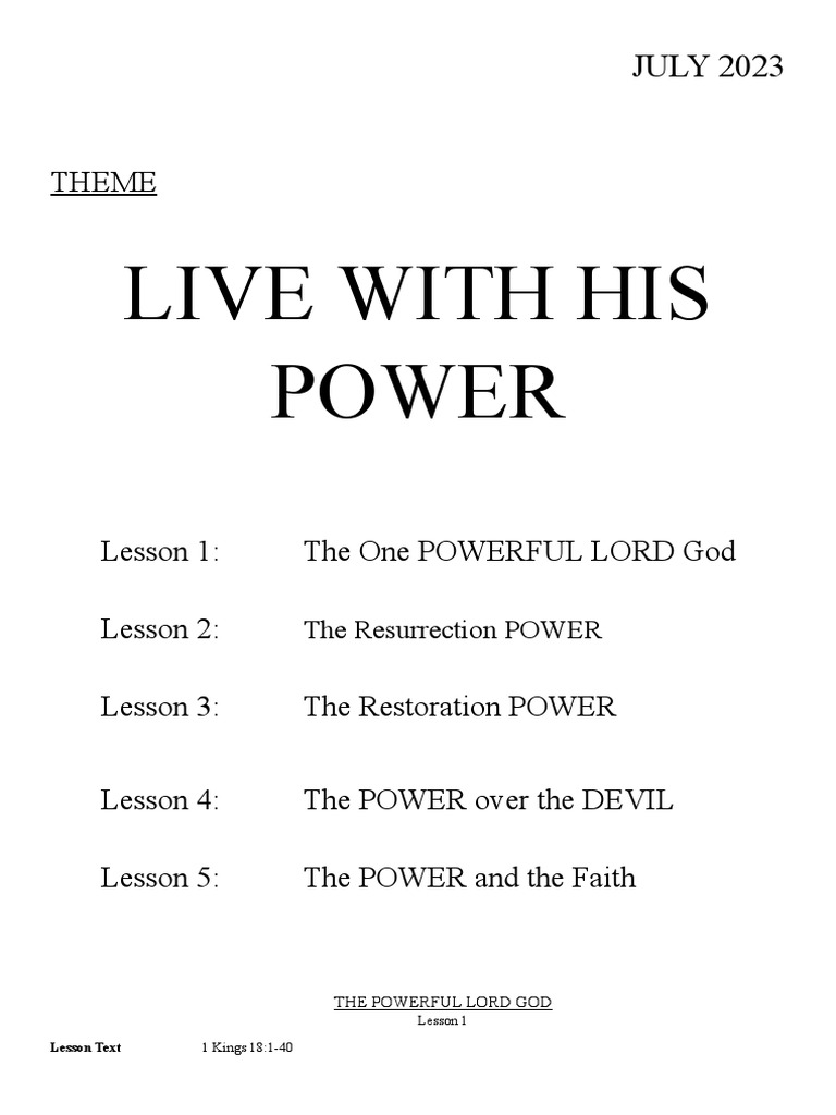 July-Children-Ministry | PDF