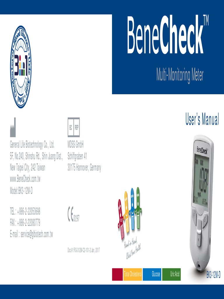 BeneCheck Multi-Monitoring Meter Guide | PDF | Electromagnetic ...