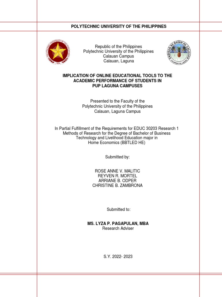 Final Thesis | PDF | Educational Technology | Learning