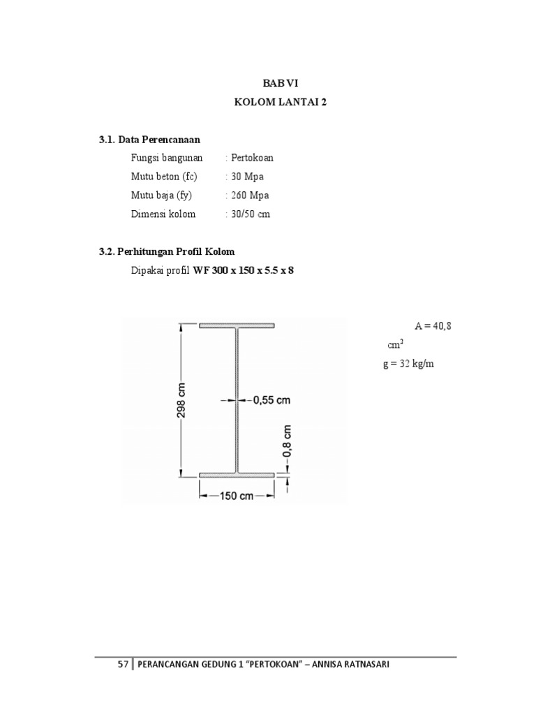 Bab Vi - Kolom LT 2 | PDF