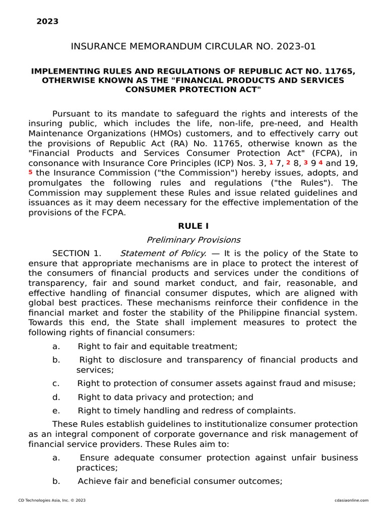 RA 11765 Implementation Guidelines | PDF | Regulatory Compliance ...