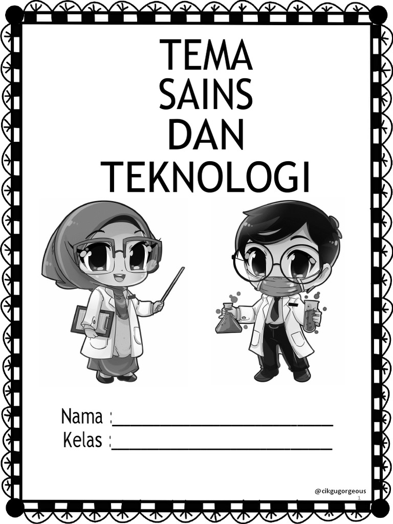 8. MODUL TEMA SAINS TEKNOLOGI BY CIKGU GORGEOUS | PDF