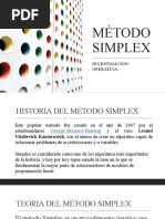 Método SIMPLEX Tabular PDF | PDF | Programación lineal | Algoritmos