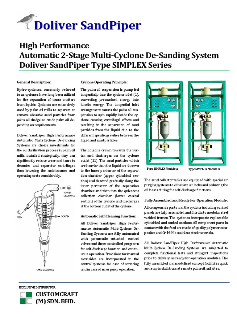 CCM Desander | PDF | Valve | Actuator