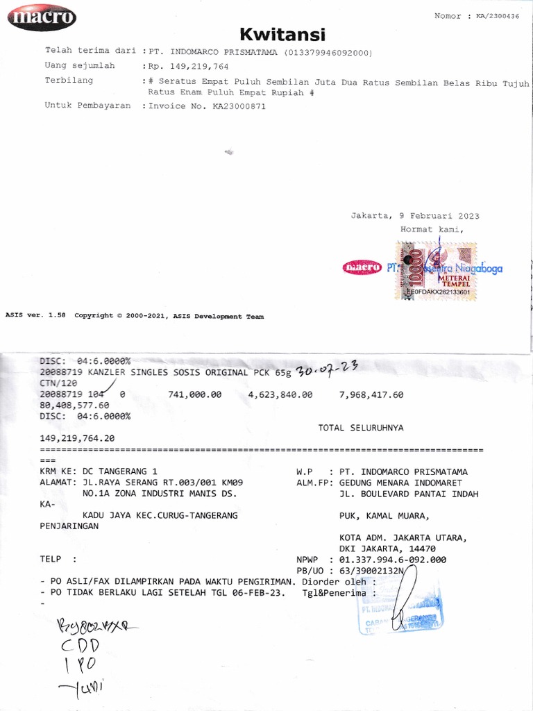 TTF - FISIK - SAXS TTF No. 230043173490 | PDF