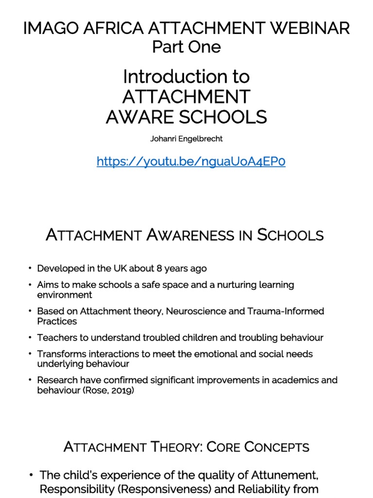 Understanding Attachment Aware Schools | PDF | Attachment Theory | Teachers