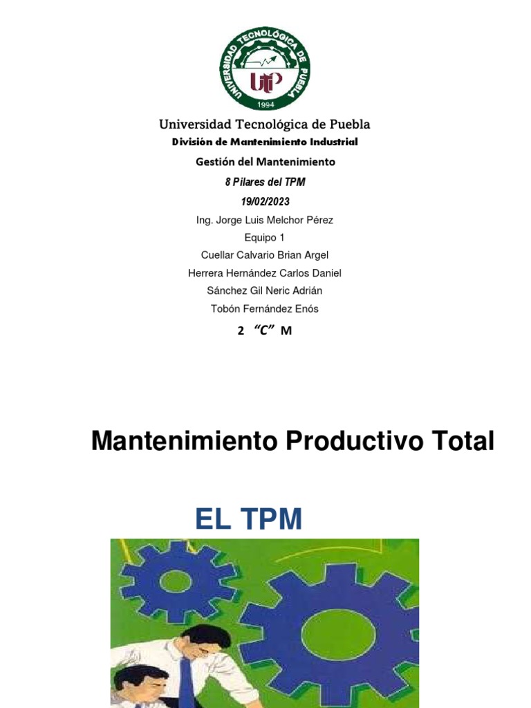 8 Pilares Del TPM | PDF | Economias | Business