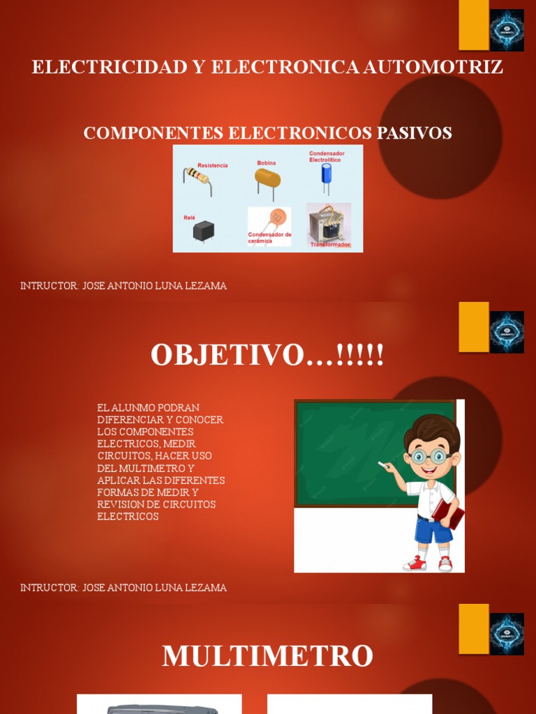 MODULO 5 Componentes Electricos Pasivos | PDF | Inductor | Relé
