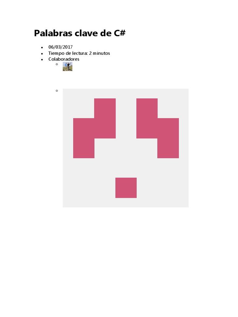 Guía De C Referencia Del Lenguaje Descargar Gratis Pdf C Sharp Lenguaje De Programación