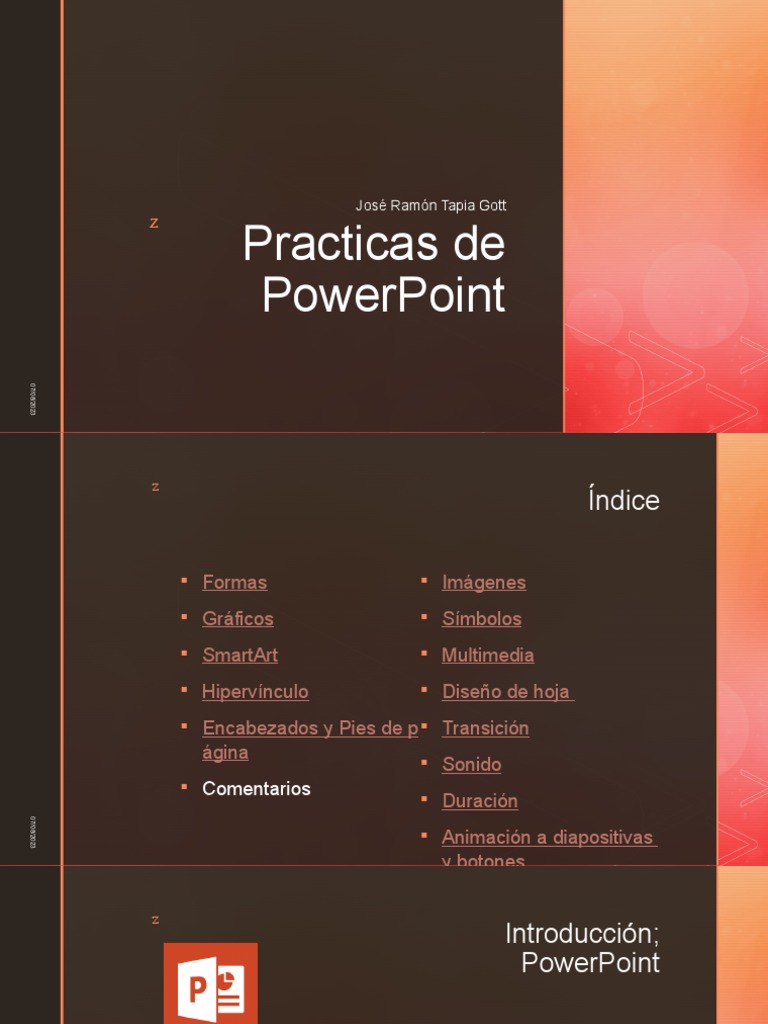 Practicas de PowerPoint | Descargar gratis PDF | Microsoft PowerPoint | Software