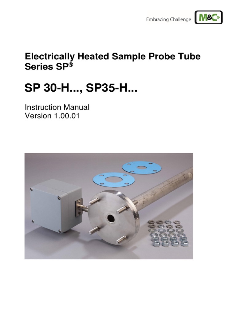 SP 30-H..., SP35-H... : Electrically Heated Sample Probe Tube Series SP ...