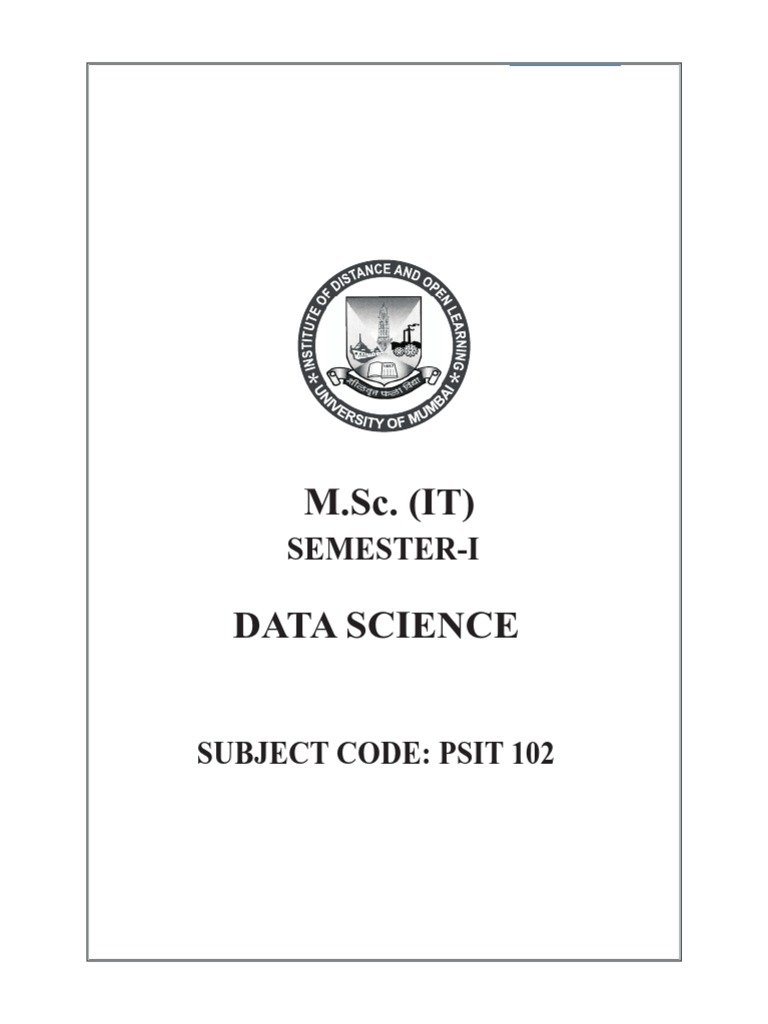 Data Science PDF 3 | PDF