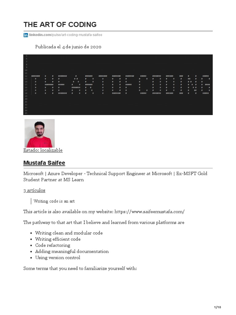 The Art of Coding | PDF