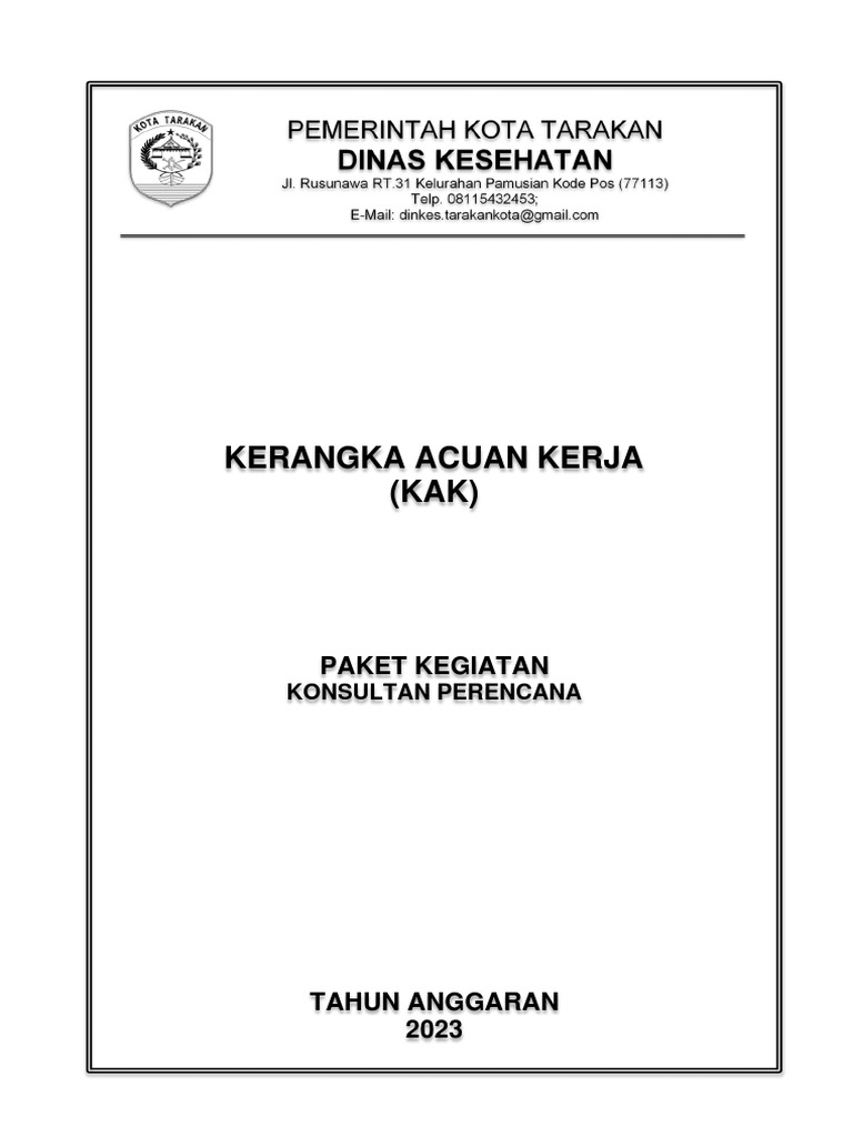 1a. KAK PRC PERBAIKAN PAGAR PKM SBK | PDF | Seni | Komputer