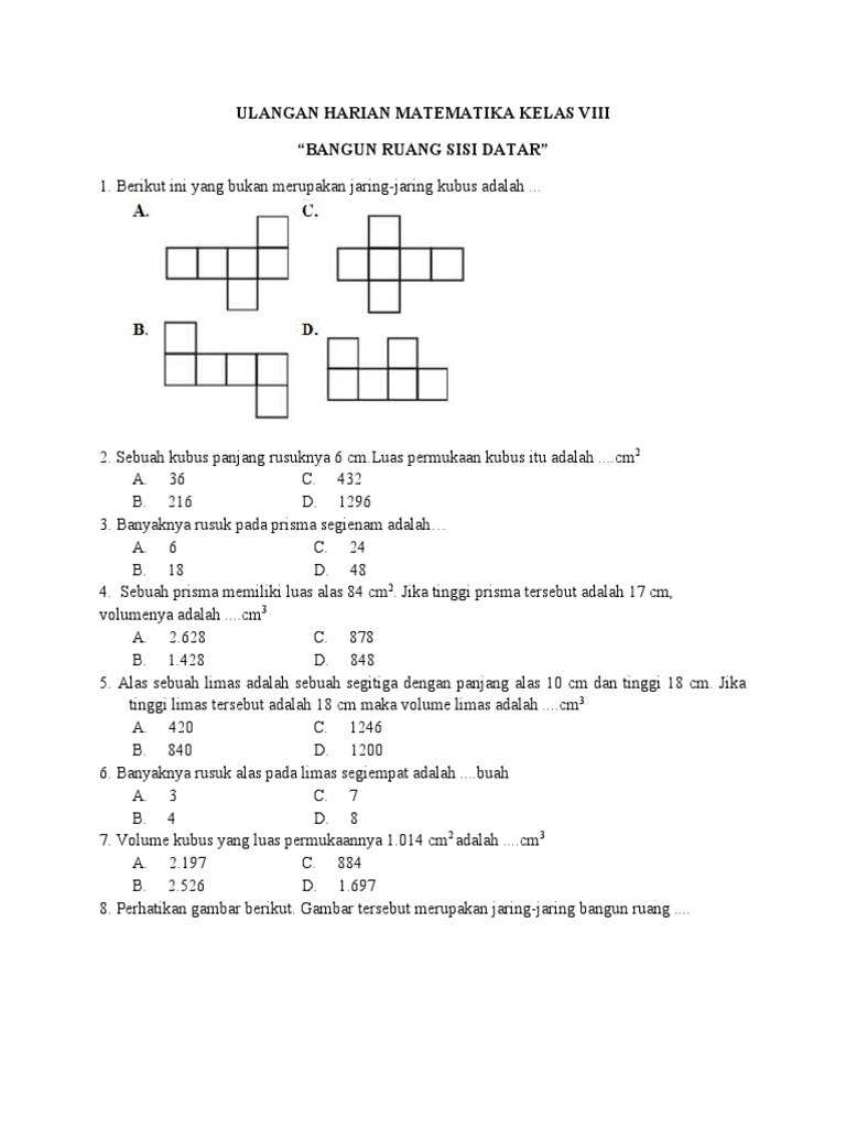 9. TUGAS MATH ULANGAN HARIAN | PDF