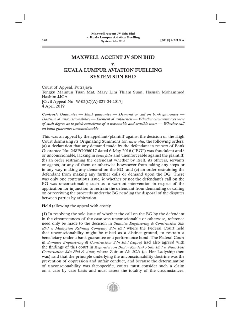 Maxwell Accent JV SDN BHD | PDF
