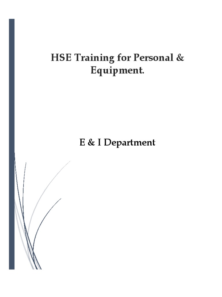 HSE Training | PDF | Occupational Safety And Health | Personal ...