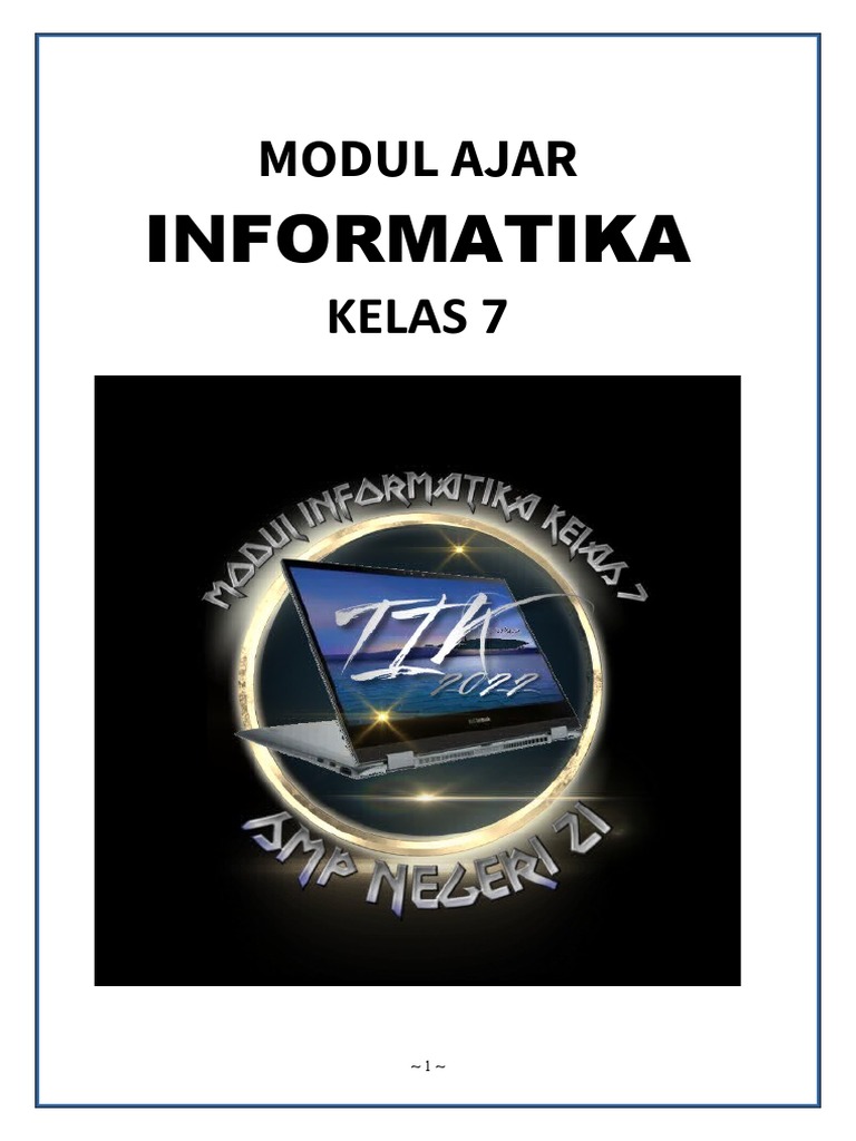 CP Dan MODUL AJAR INFORMATIKA Kls VII | PDF