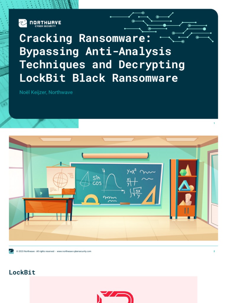 Noel Keijzer - Cracking Ransomware - Bypassing Anti-Analysis Techniques ...