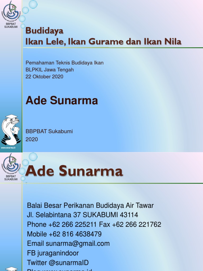 Budidaya Ikan Lele dan Gurame | PDF