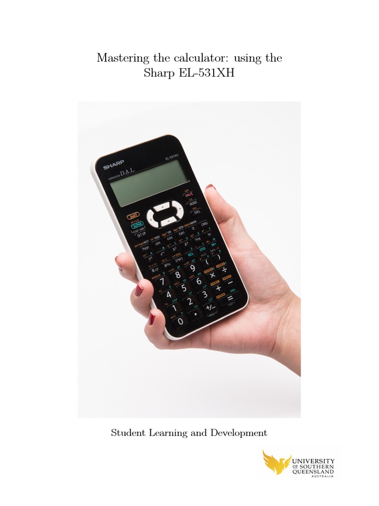 Sharp EL 531XH Calculator Manual | PDF | Standard Deviation | Variance