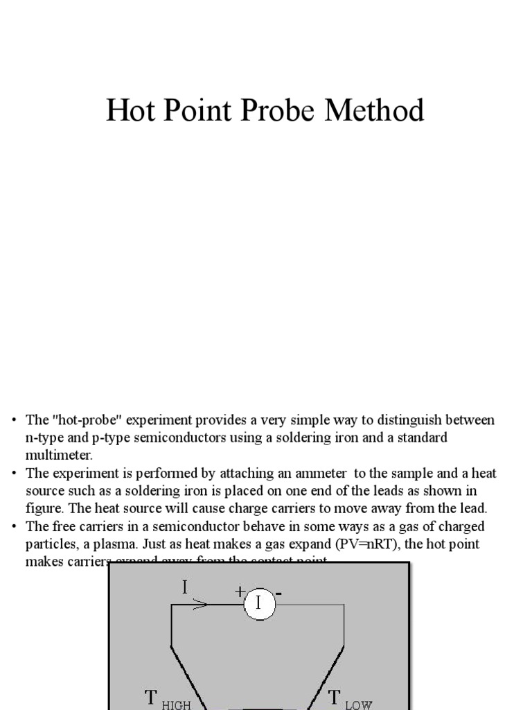 Hot Point Probe Method | PDF