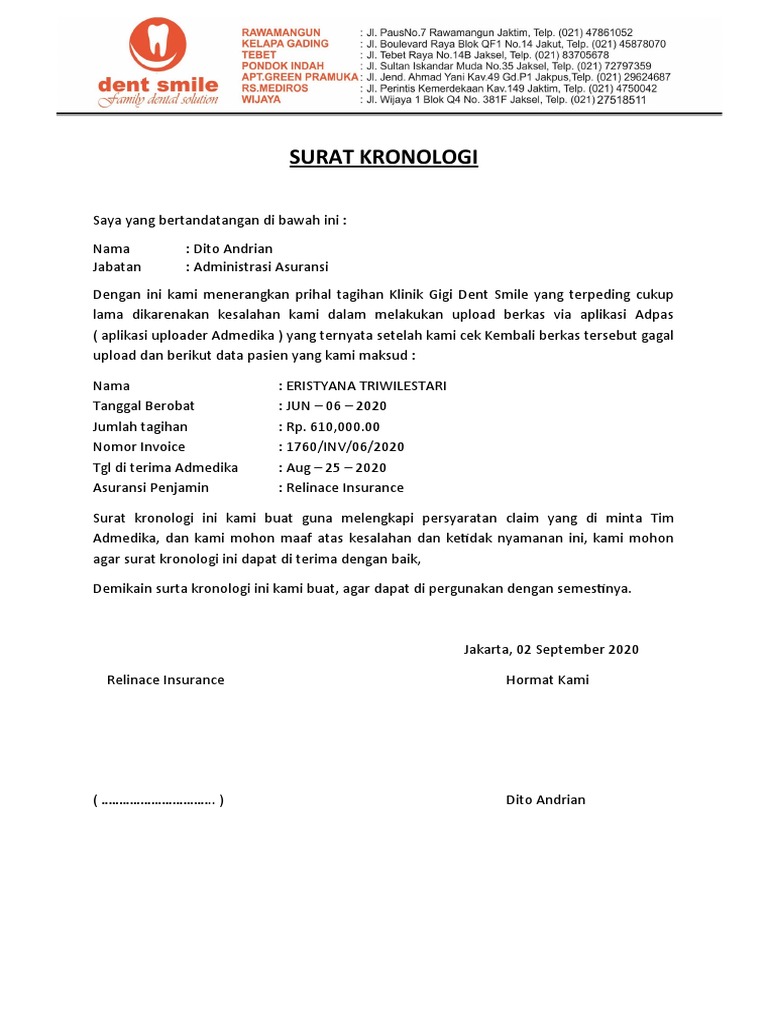 Surat Kronologi | PDF
