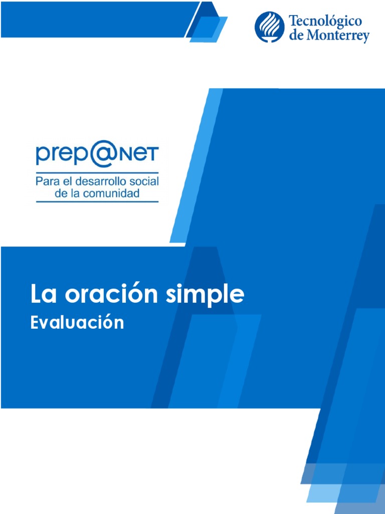 La Oración Simple | PDF