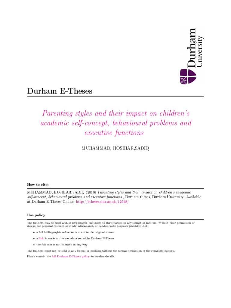 Albama Parenting Questionnaire | PDF | Id | Parenting