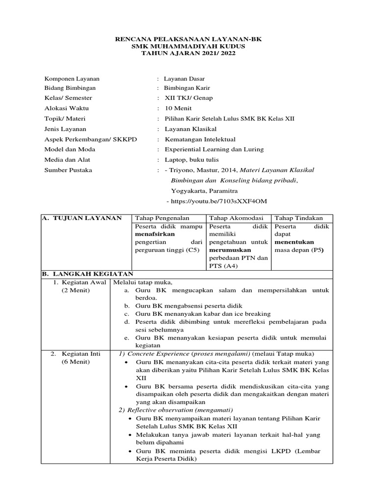 RPL Pilihan Karir Setelah Lulus SMK Kelas Xii New | PDF
