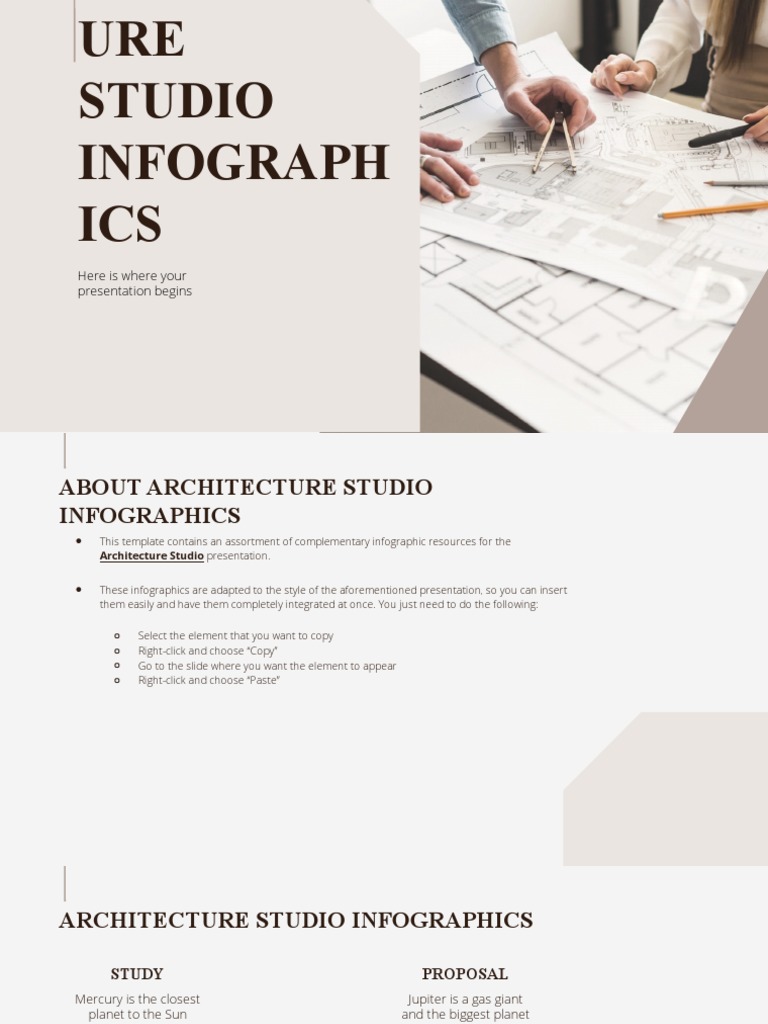 Architecture Studio Infographics by Slidesgo | PDF | Planets | Planets ...