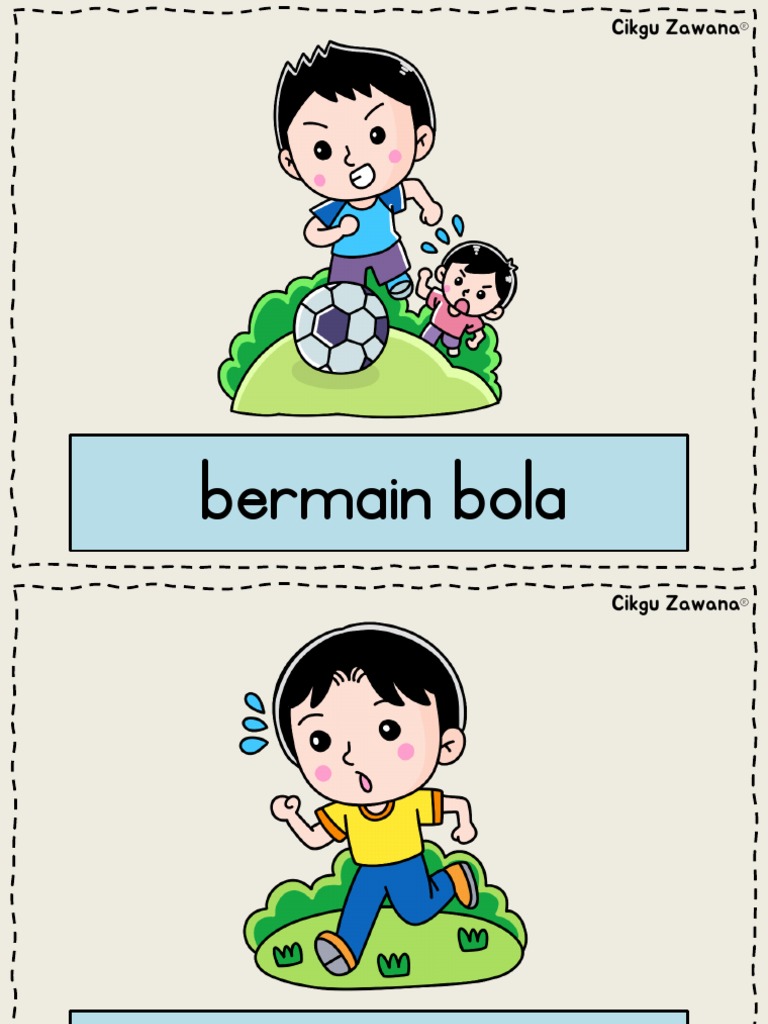 Flash Card Kata Kerja | PDF