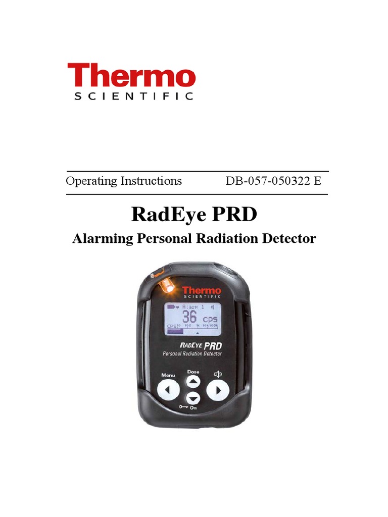 LAURUS RadEye PRD Manual | PDF