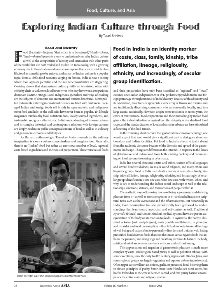 Exploring Indian Culture Through Food | PDF | Indian Cuisine | Curry