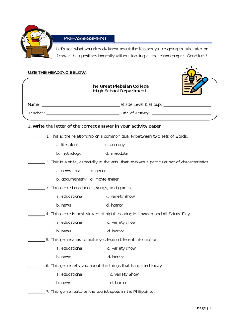 Grade 7 English Module 1 - Melc Aligned | PDF