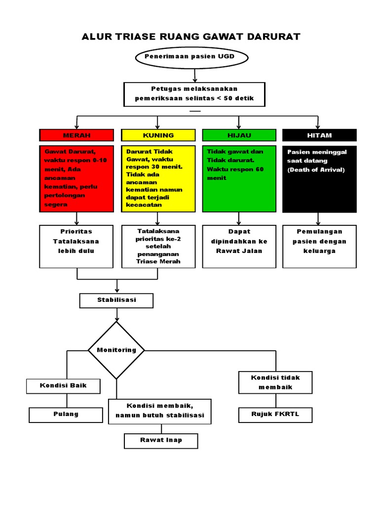 Alur Triase Ruang Gawat Darurat | PDF