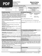 Msds Chlorin Tablet | PDF | Toxicity | Chlorine