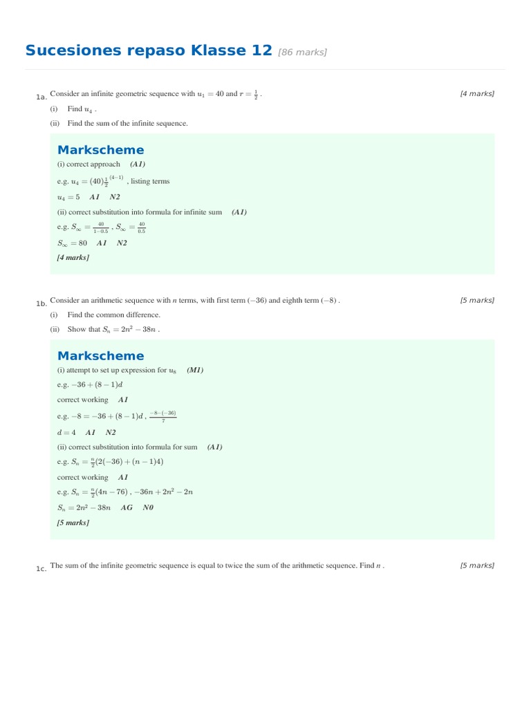 Ib Aa SL Maths | PDF | Triangle | Area