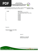 PWD Masterlist Template | PDF