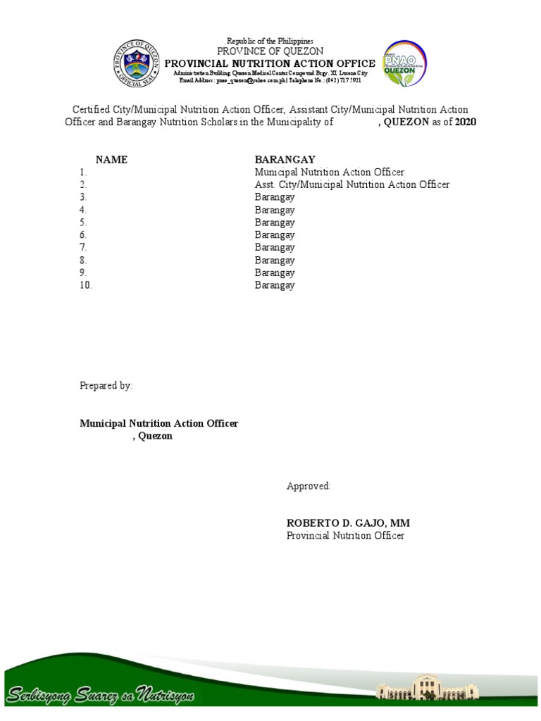 BNS Certification Template | PDF