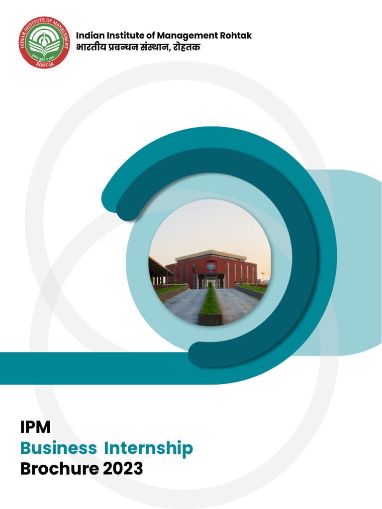 IPM Business Internship Brochure 2023 | PDF | Career & Growth | Business