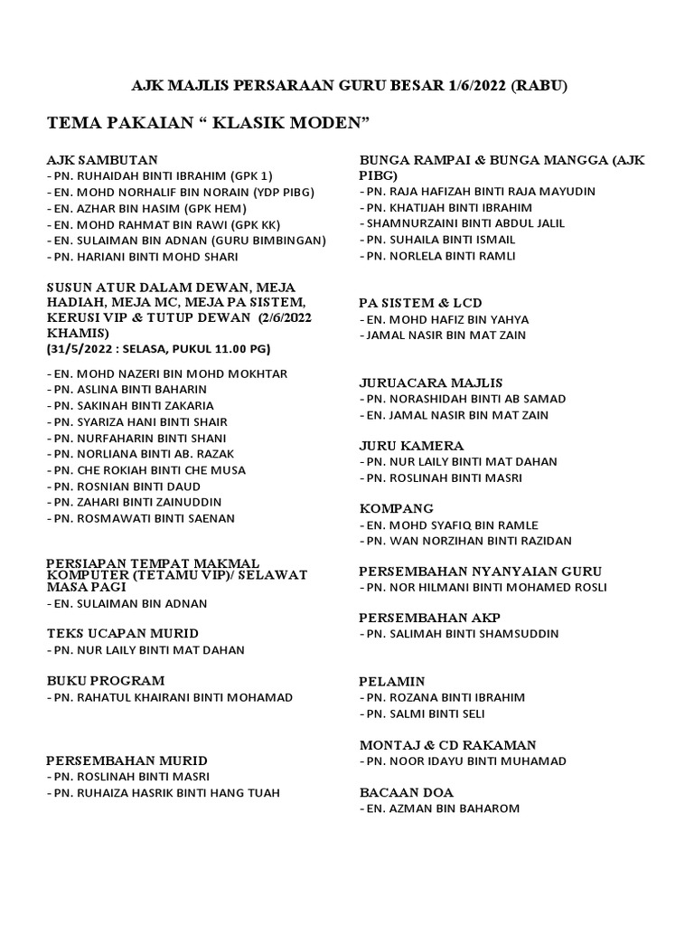 Ajk Persaraan GB | PDF