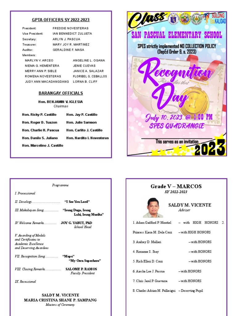 Recog Prog 2023 | PDF