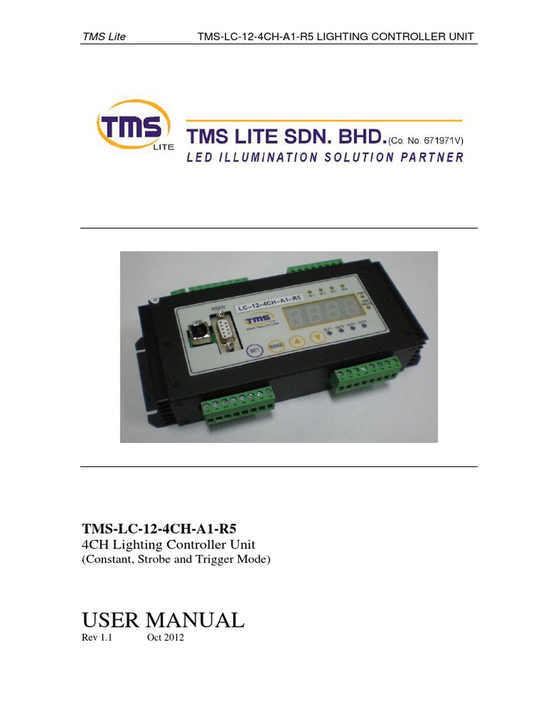 Tms-Lc-12-4ch-A1 Rev1 - 1 | PDF