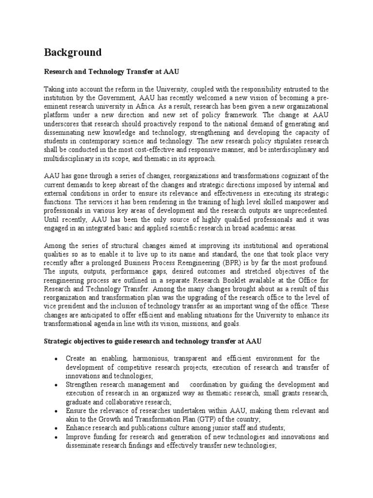 Research Guideline For AAU | PDF