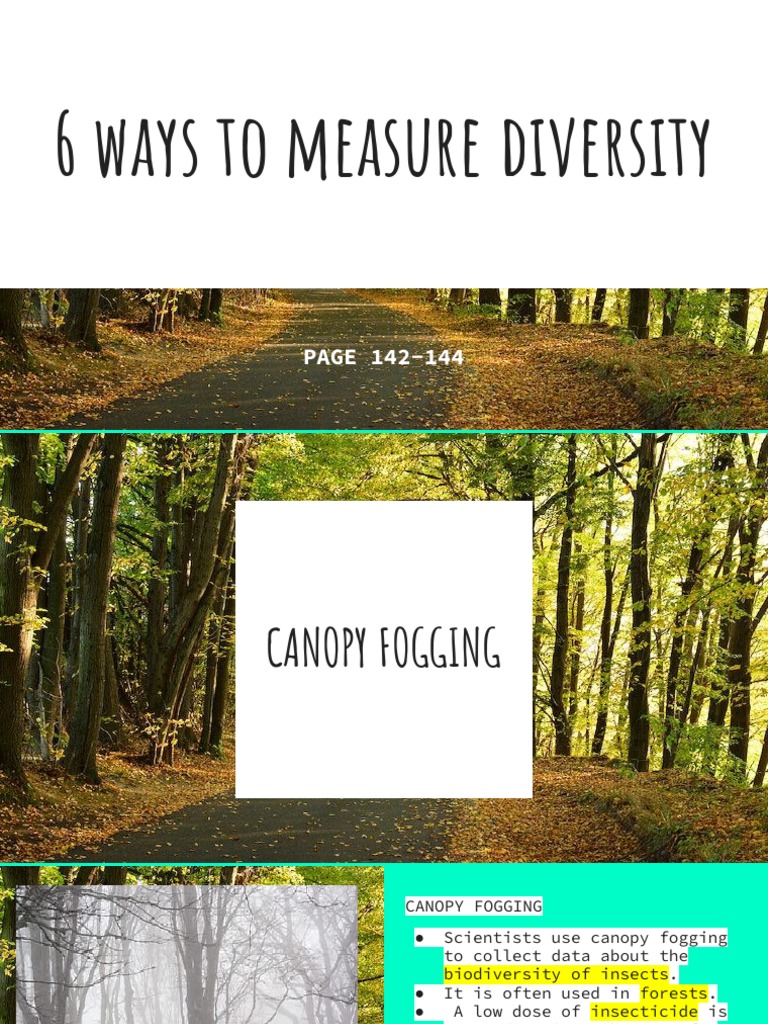 6 Ways To Measure Diversity | PDF | Science & Mathematics